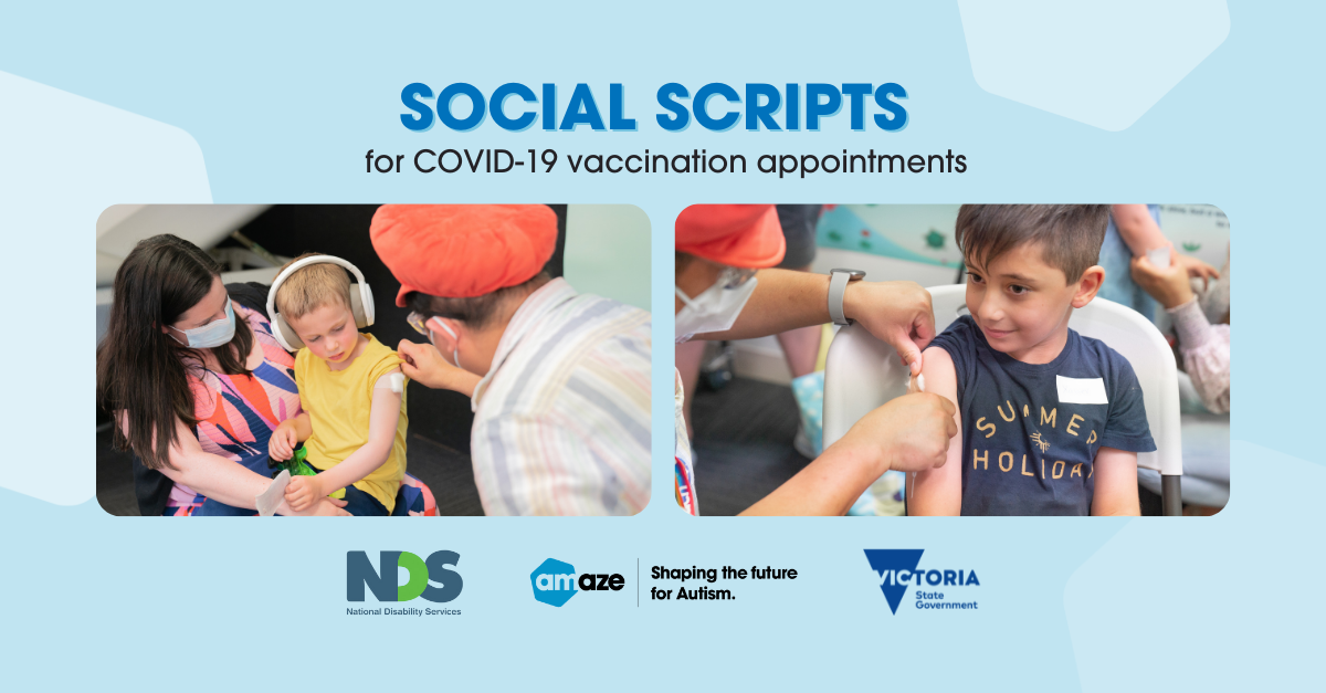 COVID-19 vaccination social scripts - Amaze - Autism resource